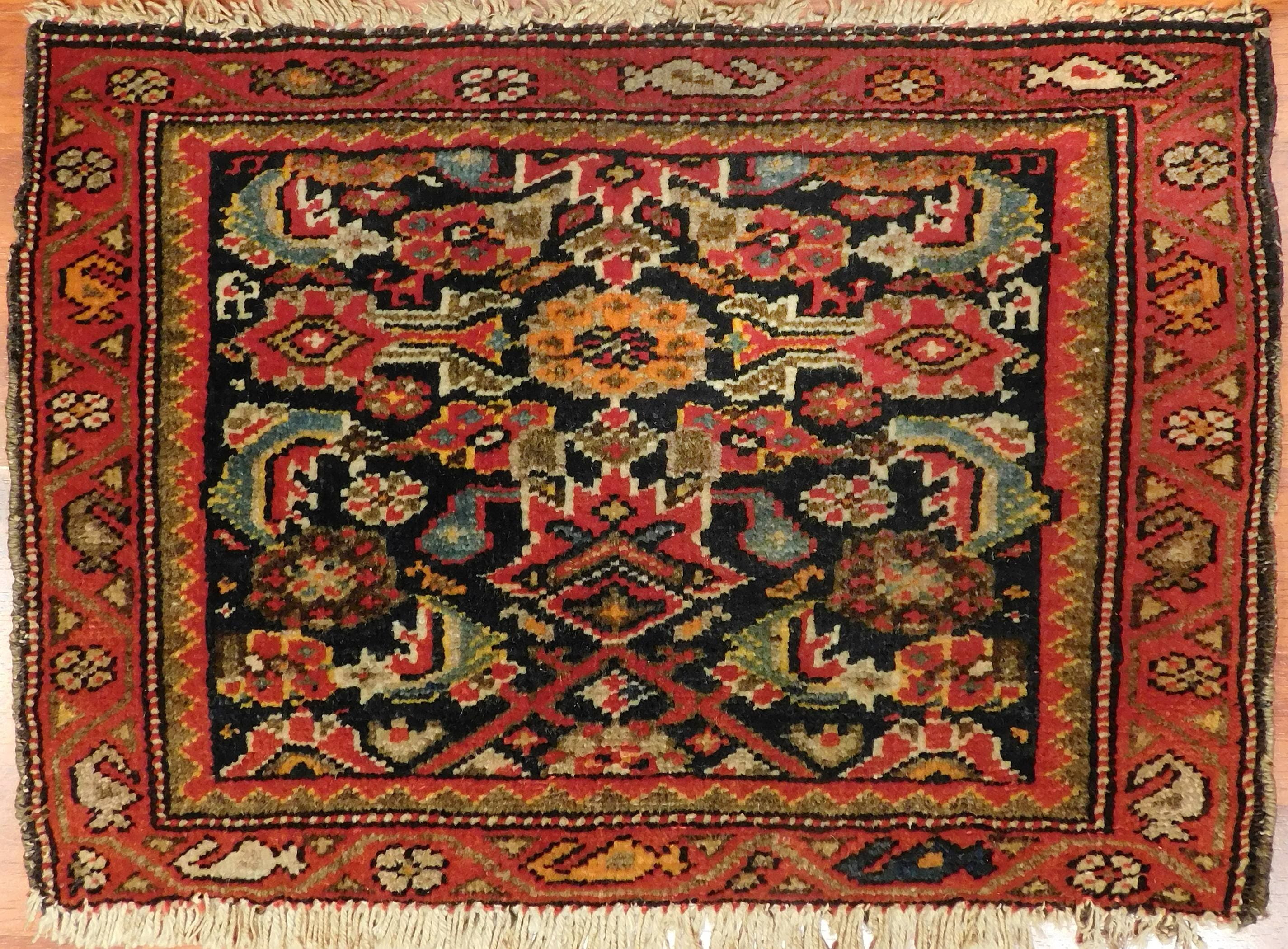 Nasser Luxury Rugs - NLR588 - Antique Qashqai - 1'2" x 1'7"